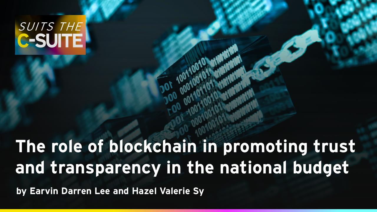 The role of blockchain in promoting trust and tran | SGV & Co. | EY ...